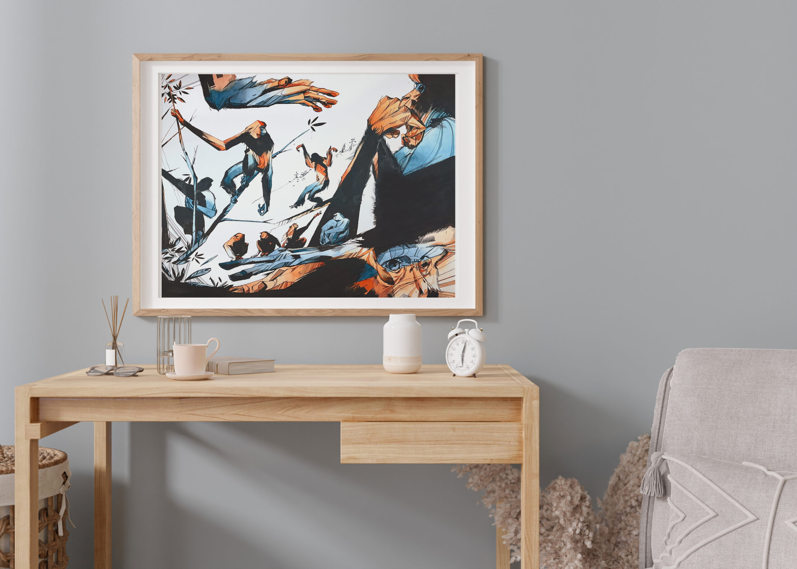 gibbon board | Paintings - Drawings - Shop - Berlin | Remy Sant