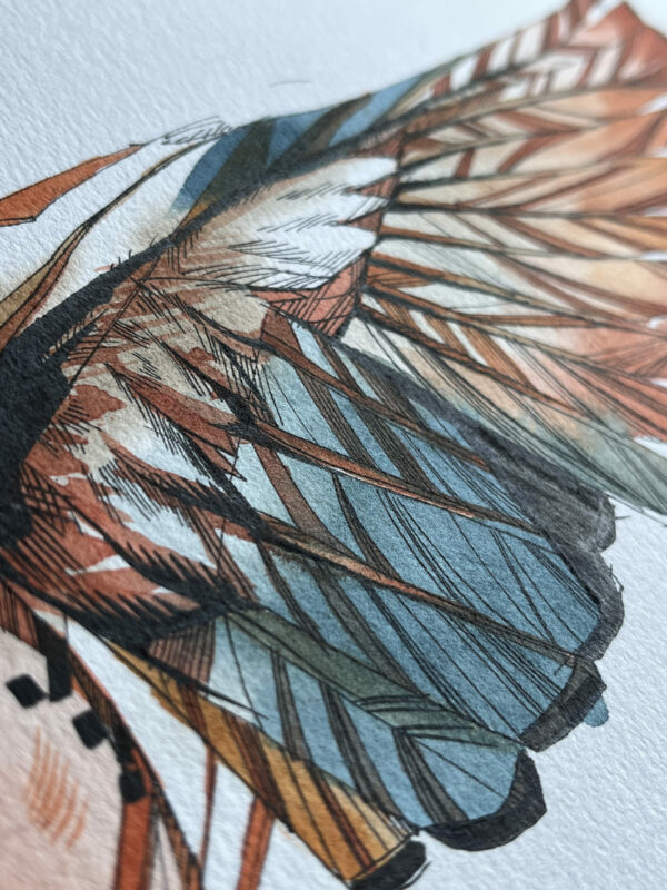 house sparrow wing | Paintings - Drawings - Shop - Berlin | Remy Sant
